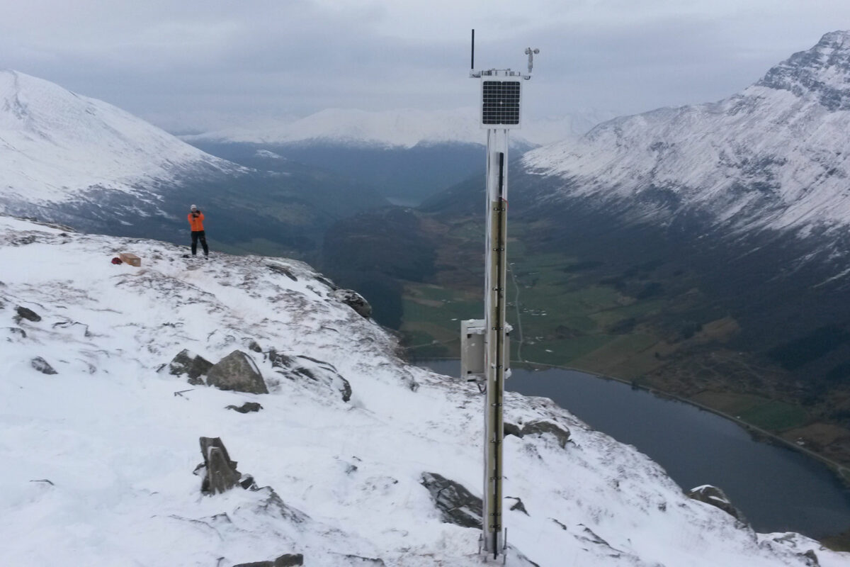 Snow depth measurement system | Cautus Geo